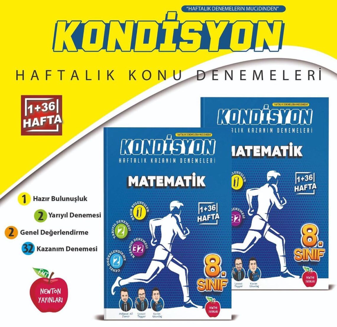 8. SINIF MATEMATİK 1. DÖNEM 2. YAZILI(2024/2025) ÖRNEĞİ NEWTON YAYINLARI - Kalemin Gücü